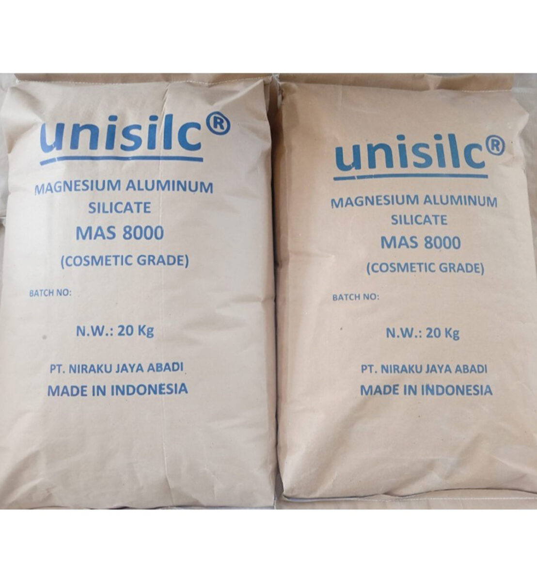 Cosmetic Grade Magnesium Aluminum Silicate MAS-8000 - Niraku Minerals